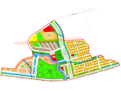 Detailed layout plan, master plan, land subdivision plan, concept plan ...