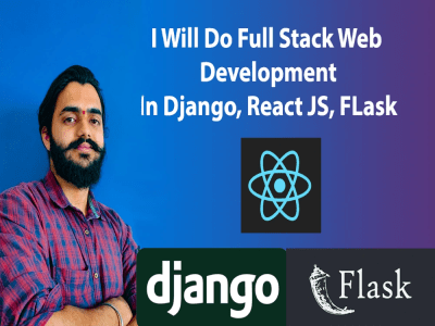 Best neat React JS Django Flask and Rest API web application | Upwork