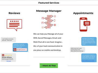 Reputation management, message management, and appointment scheduling ...