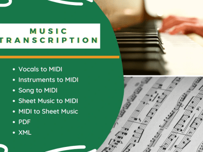 Sheet Music Transcription Services | Upwork