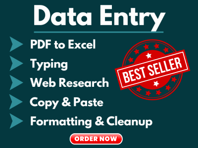 Data entry, web scraping, typing, copy paste, web research | Upwork