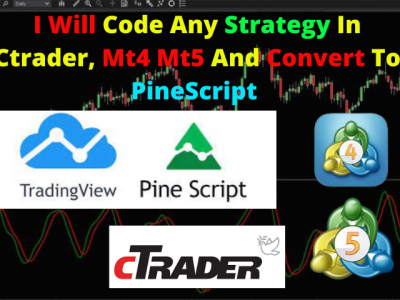 Your strategy code in ctrader, Mt4 Mt5 and convert to pine script | Upwork