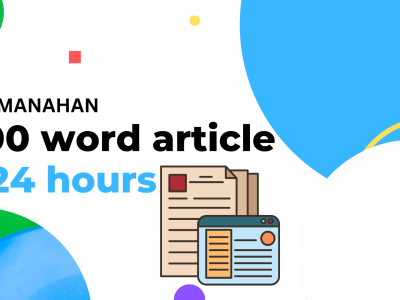 A 1000 word article/ essay within 24 hours of acceptance | Upwork