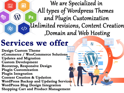 Fully Responsive Customized Site in WordPress With Domain and Hosting | Upwork