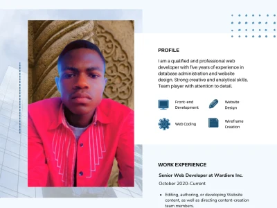 And develop Front end website with |HTML| CSS |JavaScript | Upwork