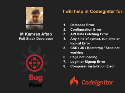 Codeigniter website fixes and customization | Upwork