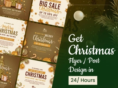 Creative Christmas Social Media Posts, Facebook Posts, & Banners | Upwork