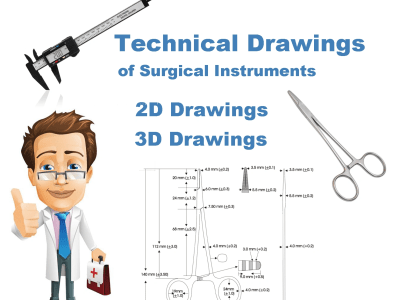 Technical Drawings of Medical Devices for MDR and UKCA compliance | Upwork