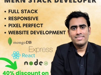 A responsive full-stack MERN website on MongoDB, Express, React JS, Node JS | Upwork