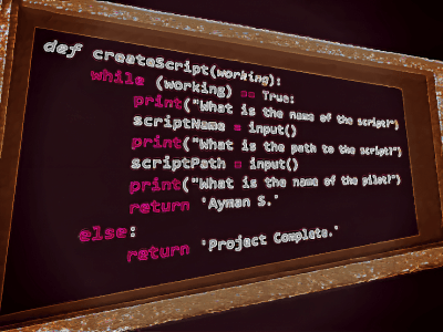 A clean and concise python script for any simple task to be automated | Upwork