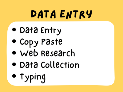 Data Entry, Web Research, Data Collection, Typing | Upwork