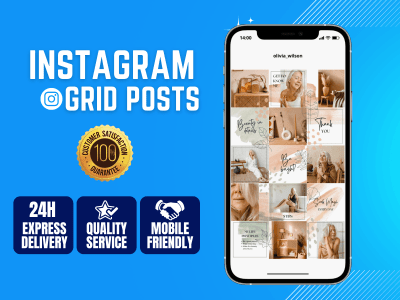 Amazing quality Instagram grid posts | Upwork