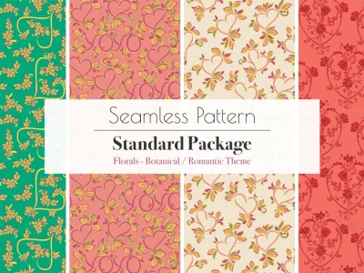 Colourful, vector, seamless textile pattern designs | Upwork