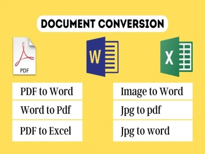 Convert PDF to word documents or PDF to editable word documents | Upwork