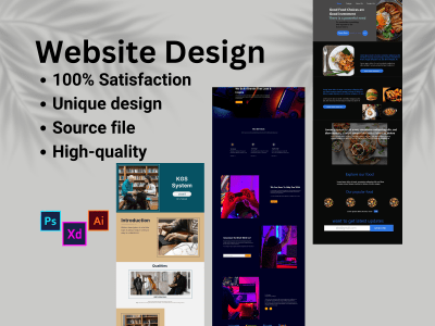 Creative UI UX design for your website and landing page | Upwork