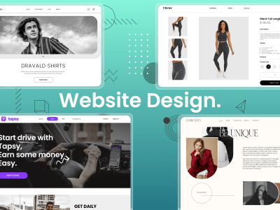 Eye catching, website or landing page | Upwork