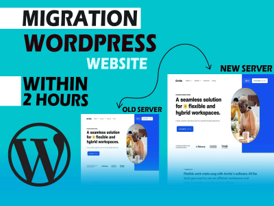 A Wordpress website migration or transfer,copy,clone,backup within 2 hours | Upwork