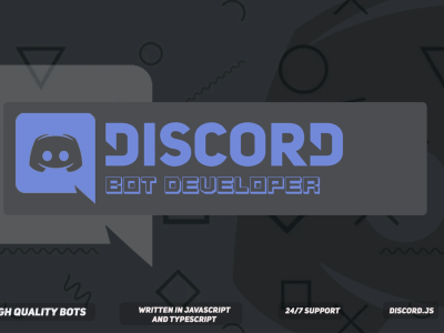 A great discord custom bot developer | Upwork