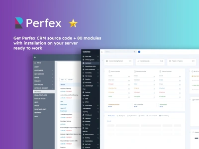 Perfex CRM source code + 80 modules installed on your server ready to work | Upwork