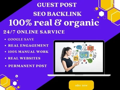 SEO Guest post high authority do follow backlinks | Upwork