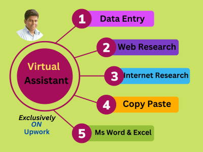 Data entry, web research ,copy paste accurately | Upwork
