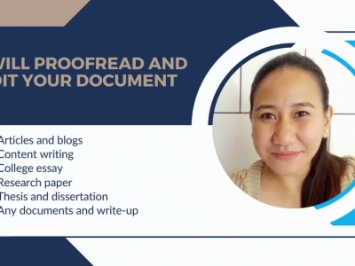 A professional proofread and edit services for your documents | Upwork