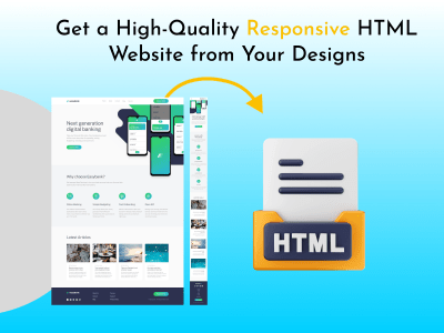 A High-Quality Responsive HTML Website from Your ( figma-adobe xd ...