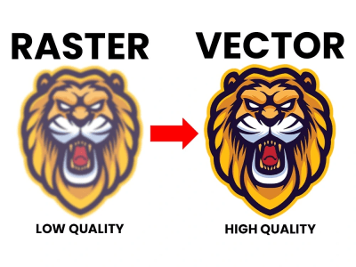 Manual vector tracing | convert a logo to vector | vector tracer | Upwork