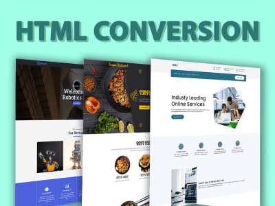 Pixel perfect PSD, XD, Figma to HTML conversion | Upwork