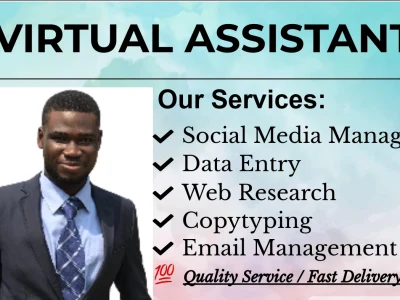 A professional Virtual Assistant, Data Entry, Social Media Manager | Upwork
