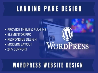 A responsive landing page using elementor pro | Upwork