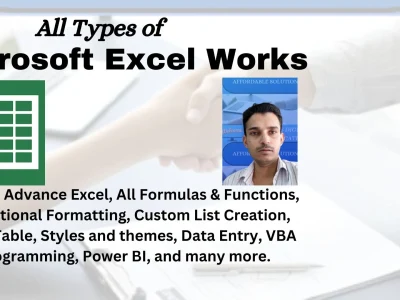 All Types of Microsoft Excel works | Upwork