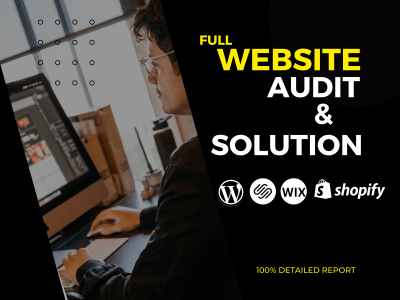 A full website audit, on-page SEO audit, backlink & technical SEO audit ...