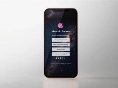 Personal card intro page with linktree layout | Upwork