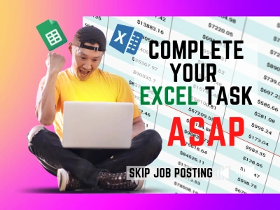 Your tedious Excel / Google Spreadsheet Task done ASAP | Upwork
