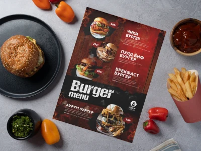 A simple yet creative menu for your business | Upwork