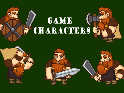 Game assets, 2d characters, sprite sheet for the games and streamers ...