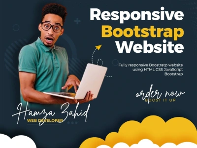 A responsive HTML website using bootstrap | Upwork