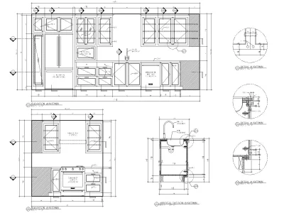 A highly detailed millwork/cabinetry shop drawings | Upwork