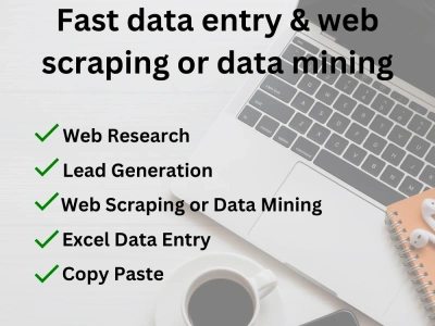 Fast Data Entry & Web Scraping | Upwork