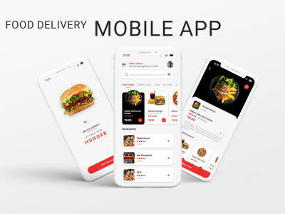 A Food Ordering Mobile app UI design for Android & iOS | Upwork