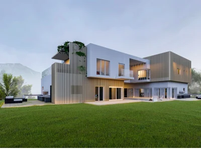 3d sketchup model for exterior and interior architecture building ...