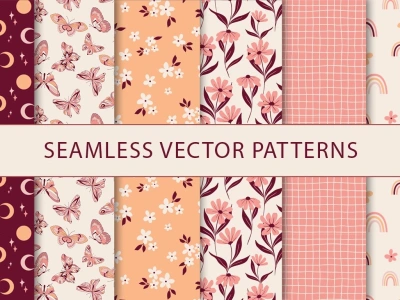 A seamless vector pattern design | Upwork