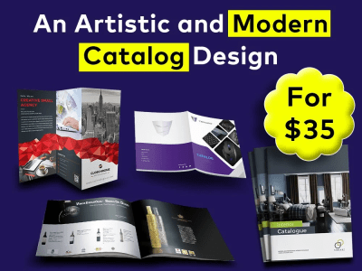 An Artistic and Modern Catalog Design for $35 | Upwork