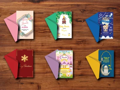 Custom greeting card and video invitation card and party poster | Upwork