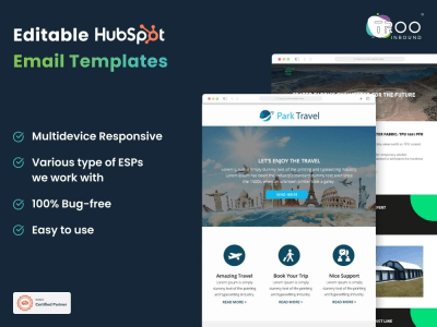 Fully Editable & Responsive HubSpot Email Template | Upwork