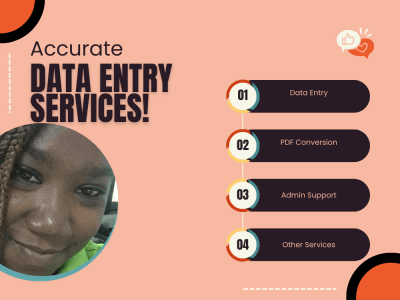 Accurate data entry service, typing, copy and pasting and PDF conversion! | Upwork