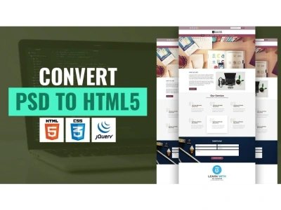 PSD to HTML/CSS and Js | Upwork