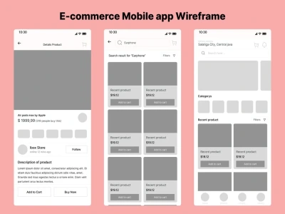 Professional wireframe design for your App | Upwork