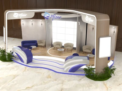 A fantastic branding booth design | Upwork